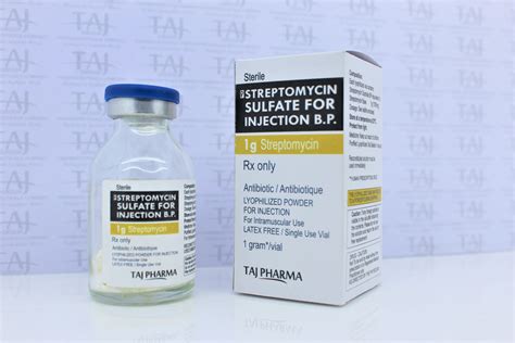 Streptomycin For Injection 1g Suppliers And Gmp Manufacturers