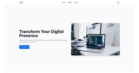 Modern Landing Page Free Html Tailwind Component