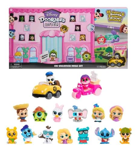 Figuras Doorables Disney Mega Set Vamos De Vacaciones Mercadolibre