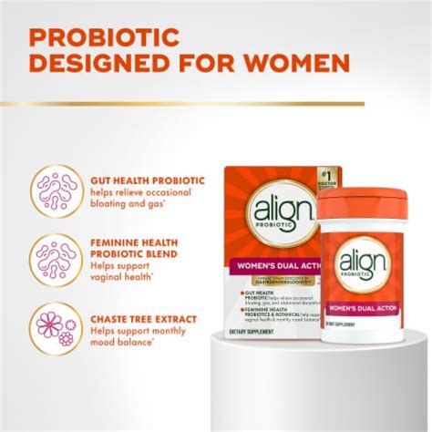 Align Womens Dual Action Probiotic Capsules 28 Ct Ralphs