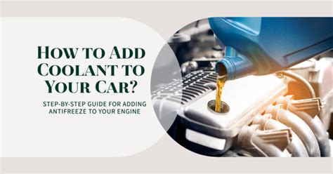 How To Put Coolant (Antifreeze) In Your Car: A 2024 Guide