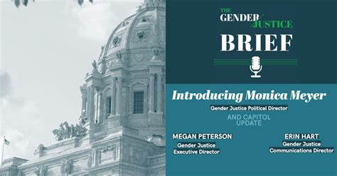 Introducing Monica Meyer Political Director At Gender Justice The Gender Justice Brief