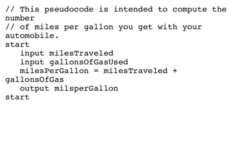 Solved This Pseudocode Is Intended To Describe