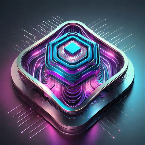3d Photonic Computing Chip Logo Behance