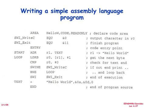 ppt eeng 449b cpsc 439b computer systems lecture 6 arm architecture