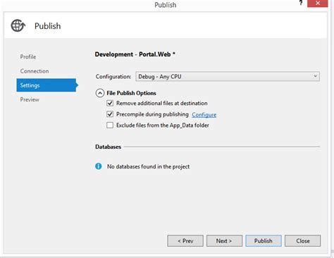 webdeploy exclude destination files when publishing project from