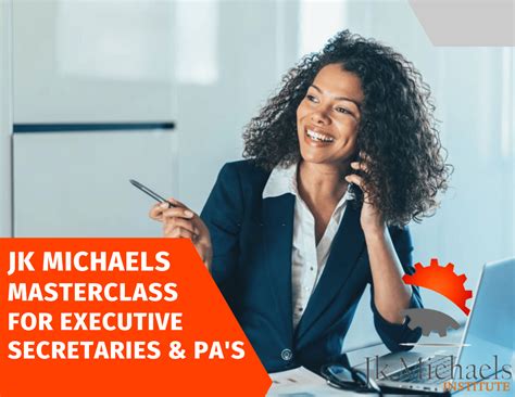 Masterclass For Executive Secretaries And Pas Jk Michaels Institute