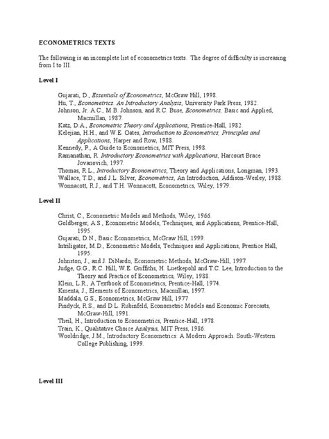 Textbooks Pdf Time Series Econometrics
