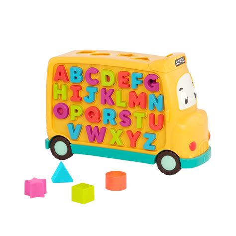 B Toys Educational School Bus Alphabus Za