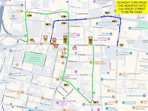 Construction Update The Headrow Weekend Closure Leeds Pipes