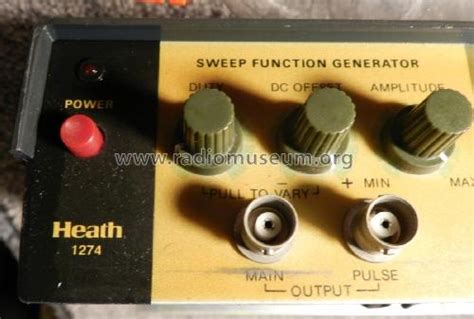 Swept Function Generator Sg 1274 Equipment Heathkit Brand