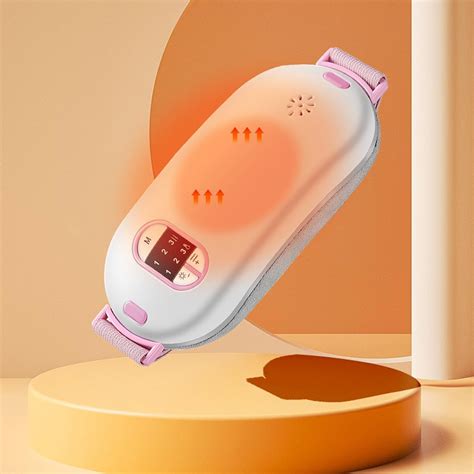 Portable Cordless Menstrual Heating Pad 3 Speed Vibration And Heat