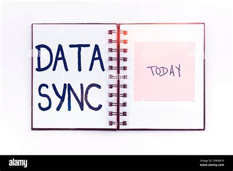 Inspiration Showing Sign Data Sync Concept Meaning Data That Is Continuously Generated By