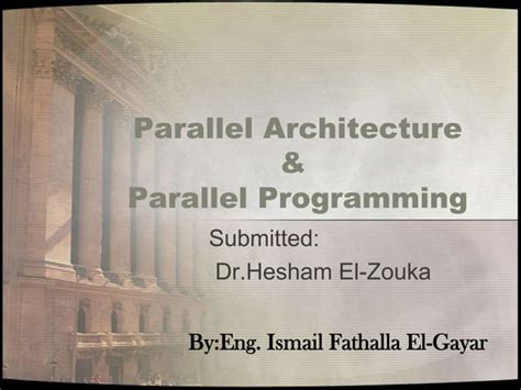 Parallel Architecture Andprogramming Pptx Programming Languages
