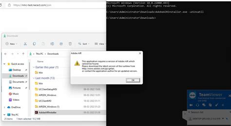 Windows 11 Cannot Install Air Runtime Version 3311743 · Issue