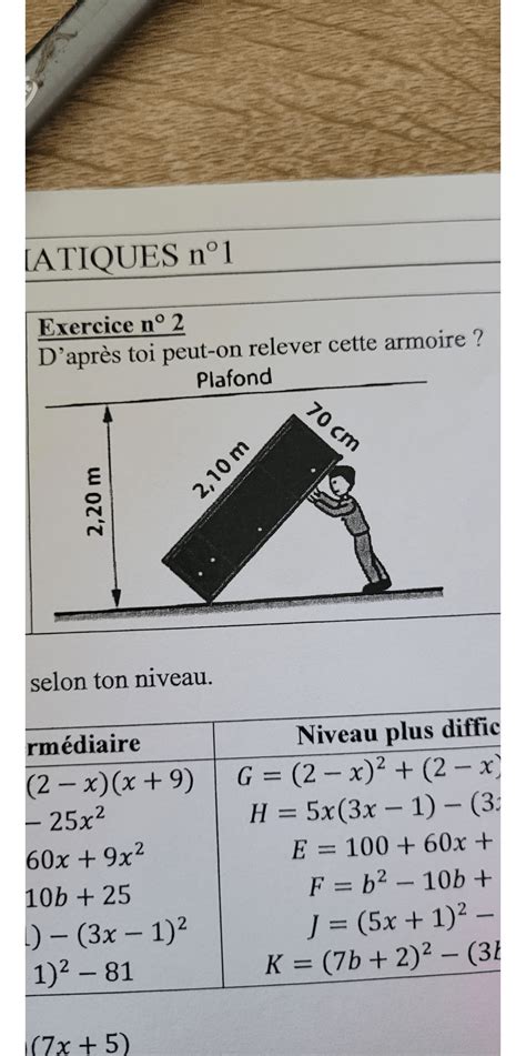 Problème Mathématique Seconde Rtest