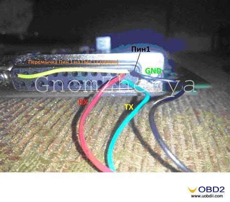 RX And TX KESS V2 UART Wiring Connection UOBD2 NET