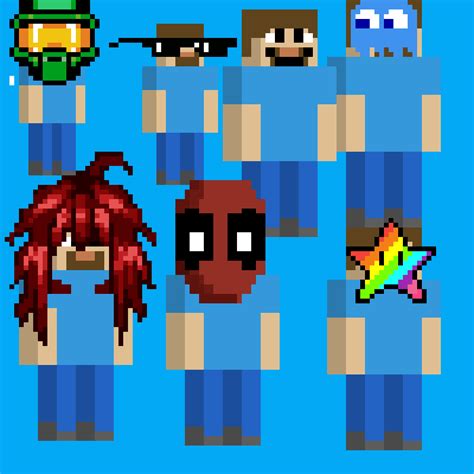 Pixilart Different Types Of Steve By Jekaye