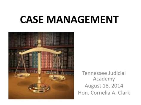 PPT Efficient Case Management In Judicial System PowerPoint Presentation ID