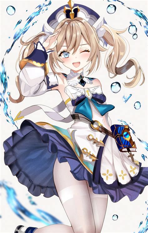 Barbara Genshin Impact Drawn By Mitsu Danbooru