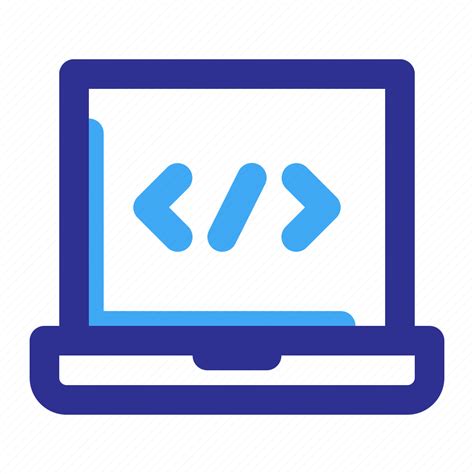 Coding Laptop Programming Icon Download On Iconfinder
