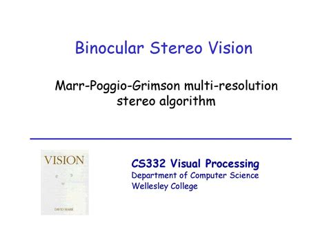 binocular stereo vision ppt download