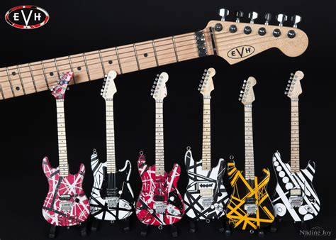 Evh Eddie Van Halen Striped Series Electric Guitar Red Black And White