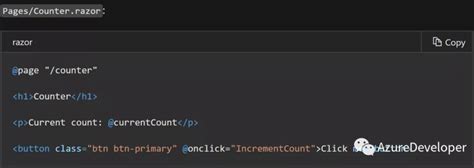 Blazor组件基础之概述 Azure开发者资源站技术文章开源书籍技术问答 AzureDeveloper