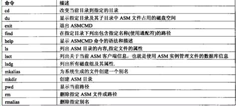 oracle asm常用命令整理 lsdg csdn博客