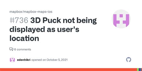 3d puck not being displayed as user s location · issue 736 · mapbox
