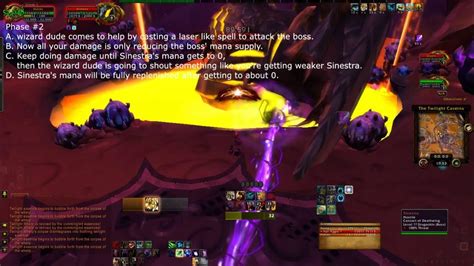 Wow Raid Boss Guide Lady Sinestra 1025 Man Hc Solo Youtube