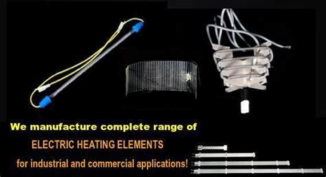 Electric Heating Elements For Commercial And Industrial Applications