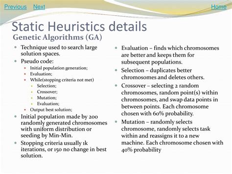 Ppt Heuristics Summary For Heterogeneous Computing Systems Powerpoint