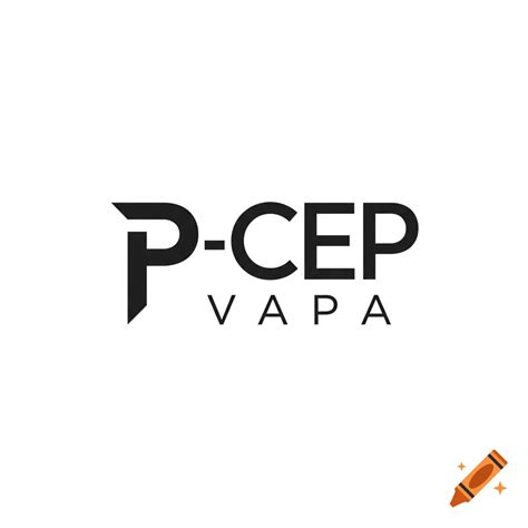 A Black Logo With The Text P Cep Above Vapa On Craiyon