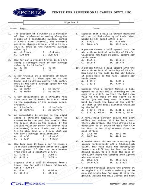 Physics 1 Practice Problems Pdf Acceleration Force