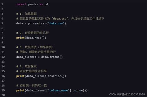 《python数据分析》知识的实践经验和学习心得自己对于python数据分析的课下学习心得 Csdn博客