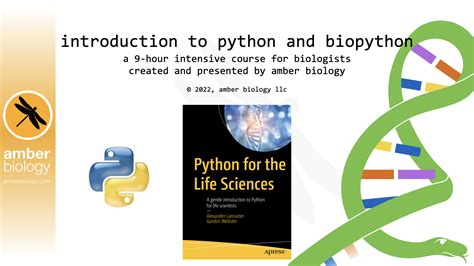 Biopython Course Images — Amber Biology