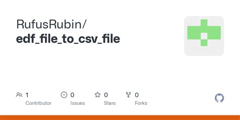 Github Rufusrubinedffiletocsvfile