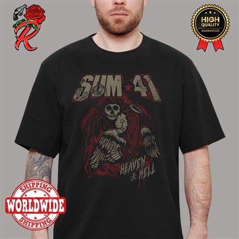 Sum 41 Heaven X Hell Devil And Angel Vintage T Shirt Reverholic