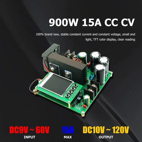 W A Boost Module Board TFT Digital Display DC DC Boost Converter Module V To