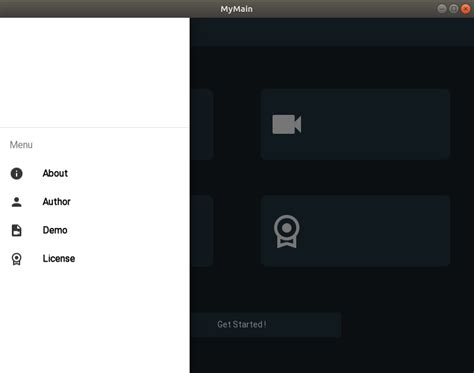 how can i add a custom sized image at the top of the navigation layout