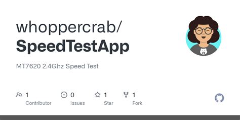 Github Whoppercrab Speedtestapp Mt Ghz Speed Test
