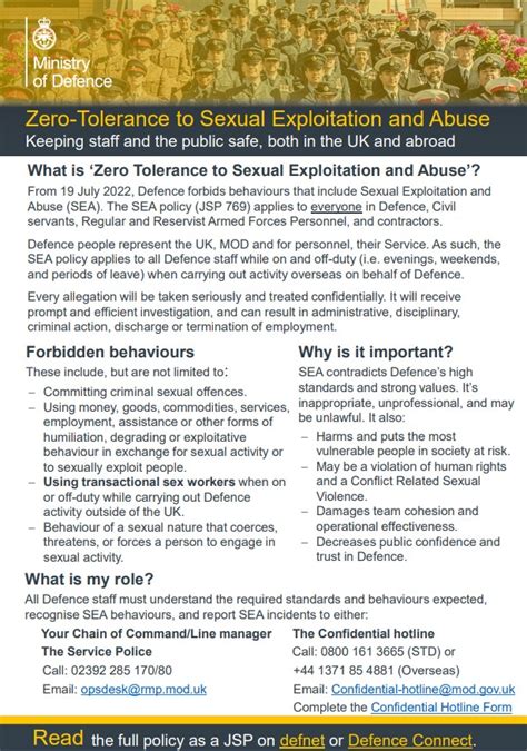 BRUNEI HIVE Tackling Sexual Offending In Defence Strategy Policy