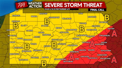 Final Call Severe Thunderstorm Forecast For Thursdays Storms