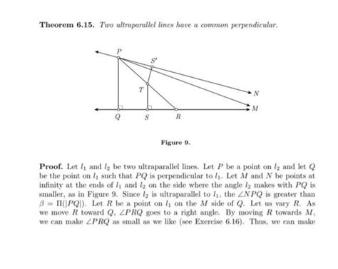 Solved Exercise 6 18 Two Parallel Lines Do Not Have A Chegg Com