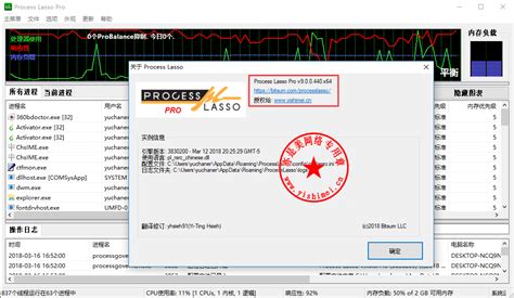 Bitsum Process Lasso Pro 900440中文版的安装步骤与注册你激活教程