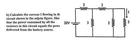 B Calculate The Current I Flowing In The StudyX