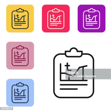 검은 선 행성 지구는 흰색 배경에 고립 지구 온난화 아이콘에 녹아 생태 학적 문제 및 솔루션 온도계 색상 정사각형 단추로 아이콘을 설정합니다 벡터 개념에 대한 스톡 벡터