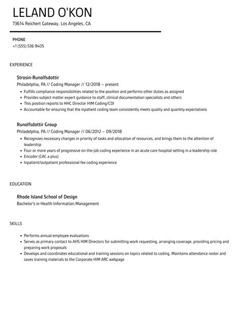 Coding Manager Resume Samples Velvet Jobs Coding Manager Resume Samples Velvet Jobs
