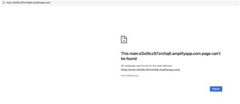 Ran Into 404 Error Upon Deploying With Aws Amplify Please Help · Issue 3430 · Aws Amplify